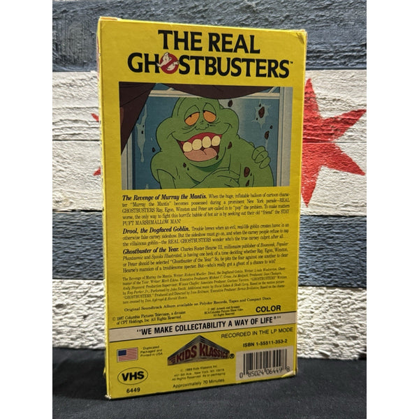 The Real Ghostbusters Revenge of Murray the Mantis Cartoon - VHS Used ...